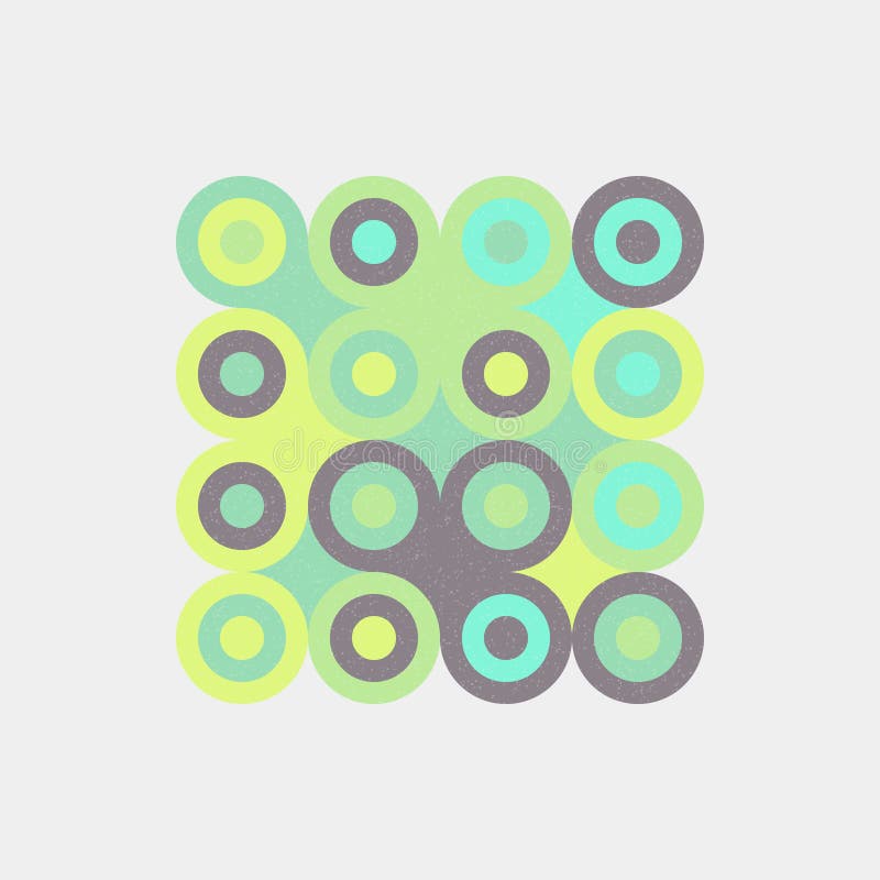 Colour Dots Universe Logo Art Design Illustration Stock Vector ...