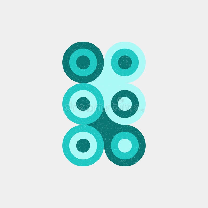 Colour Dots Universe Logo Art Design Illustration Stock Vector ...