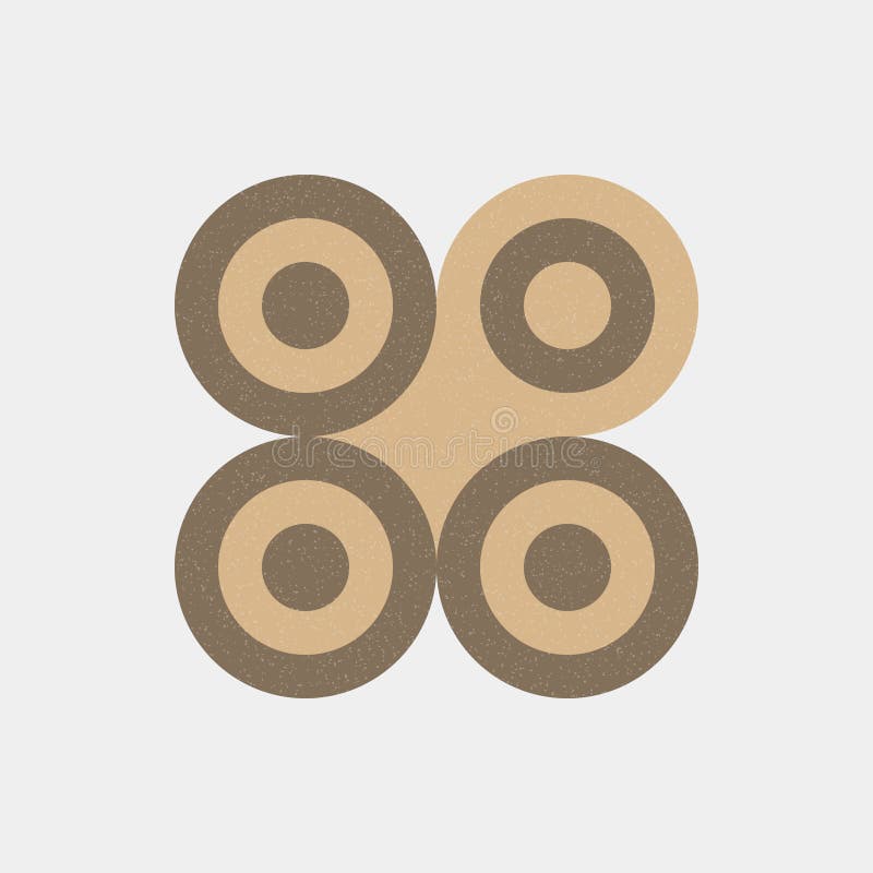 Colour Dots Universe Logo Art Design Illustration Stock Vector ...