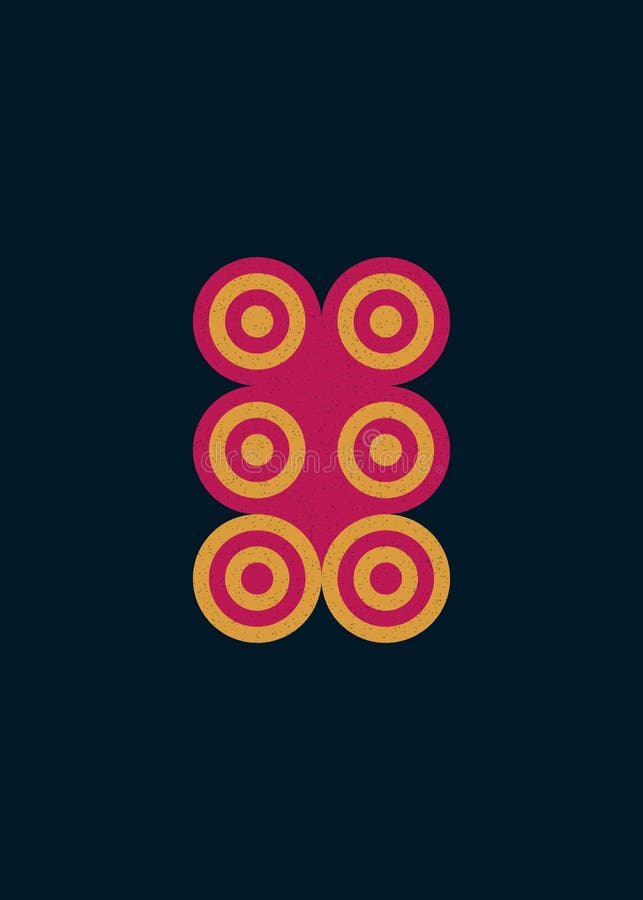 Colour Dots Universe Logo Art Design Illustration Stock Vector ...