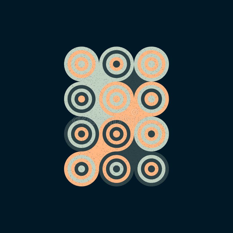 Colour Dots Universe Logo Art Design Illustration Stock Vector ...