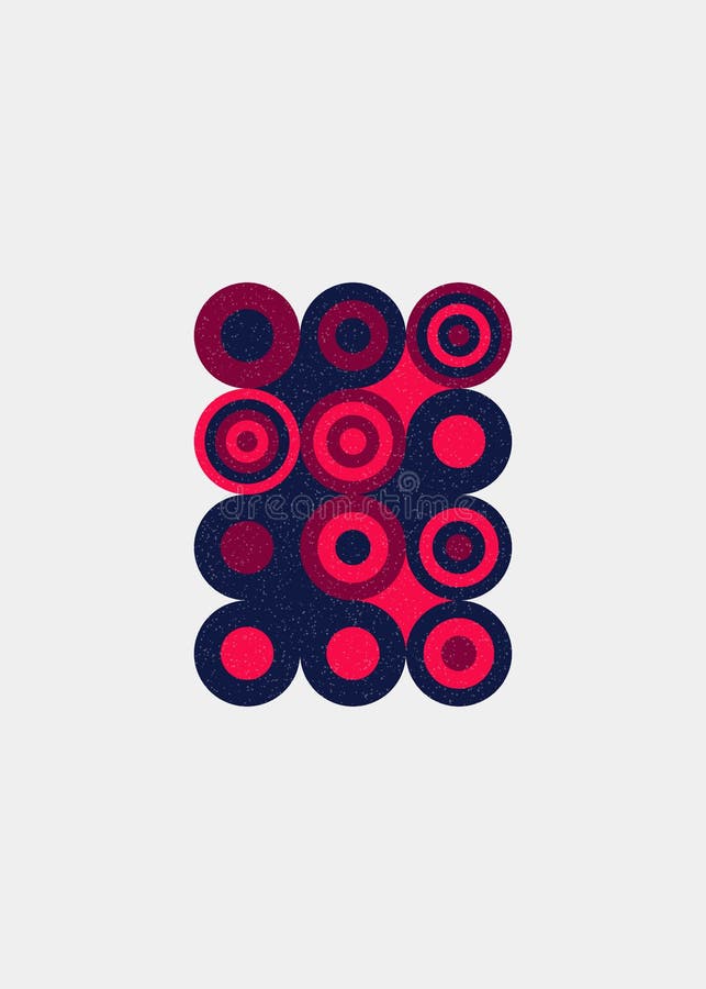 Colour Dots Universe Logo Art Design Illustration Stock Vector ...