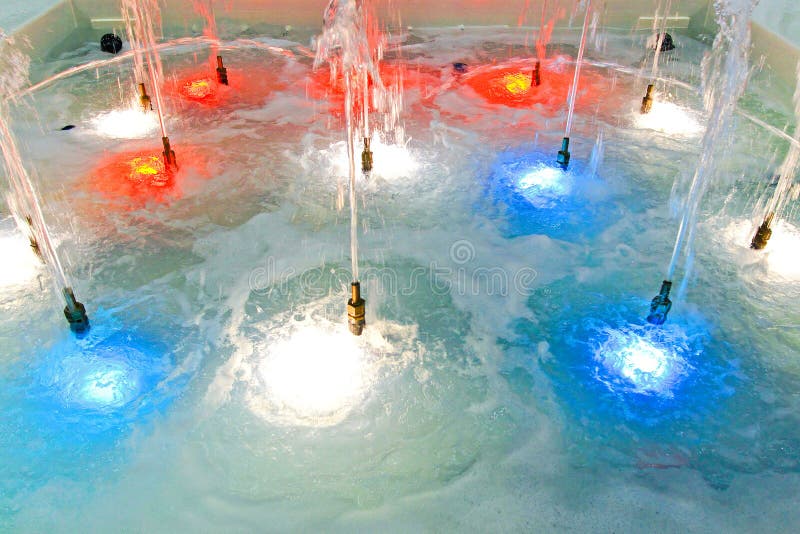 Colour fountain stock photo. Image of decorative, water - 34486924