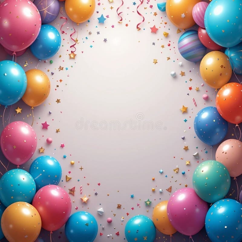 Colour Full Balloons Background Stock Photo - Image of balloons ...