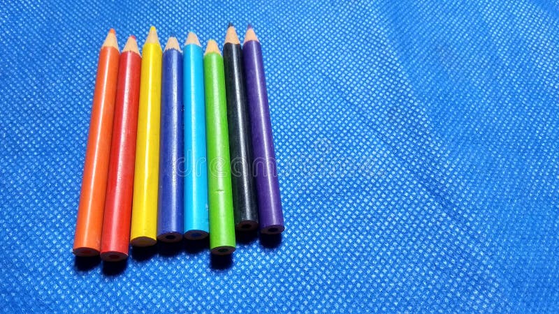 Colour Full Pencils for Student Stock Image - Image of colour, pencils ...