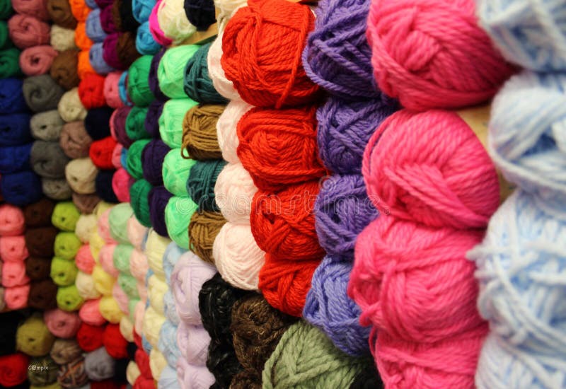 Woolen Wall stock photo. Image of shop, blue, background - 103696074