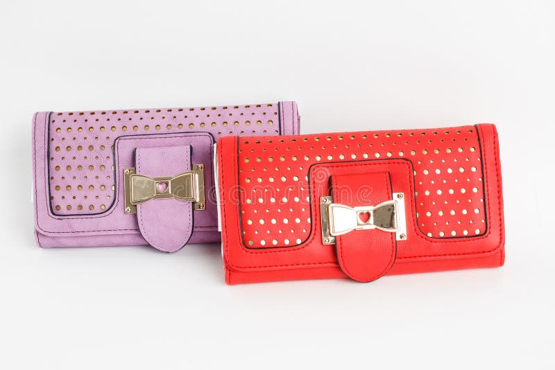 Colour leather wallet stock image. Image of style, clutch - 83901189