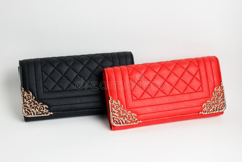 Colour leather wallet stock photo. Image of elegance - 83901238