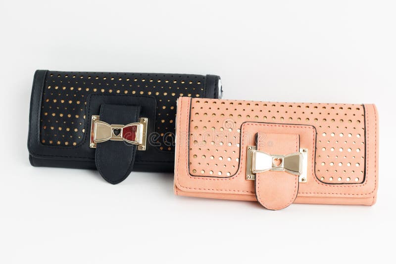 Colour leather wallet stock image. Image of pattern, white - 83901761