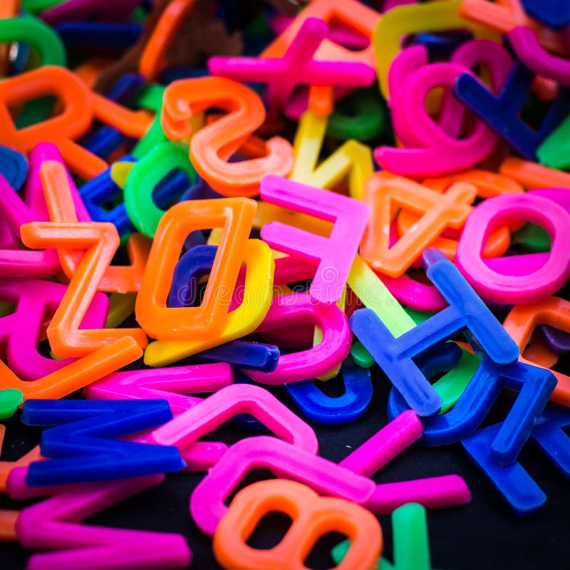 Colour letter stock image. Image of alphabet, color, stack - 28524709