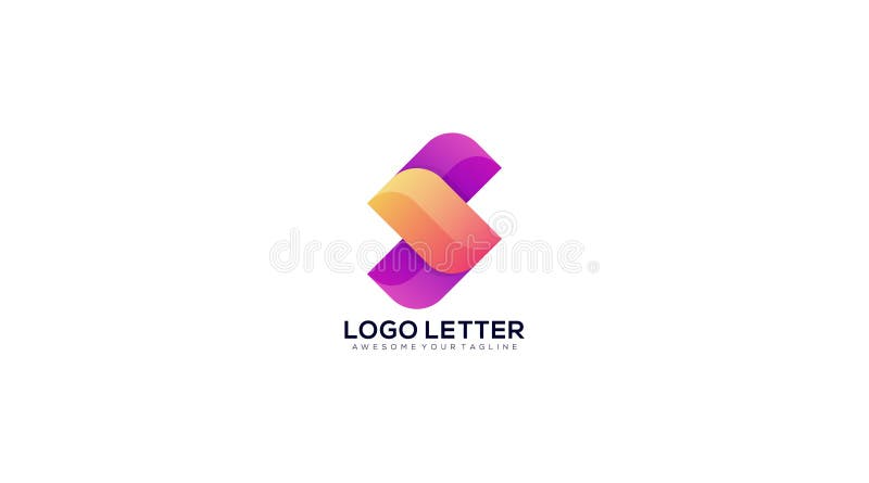 Colour Letter N Logo Icon Design Template Elements Stock Vector ...