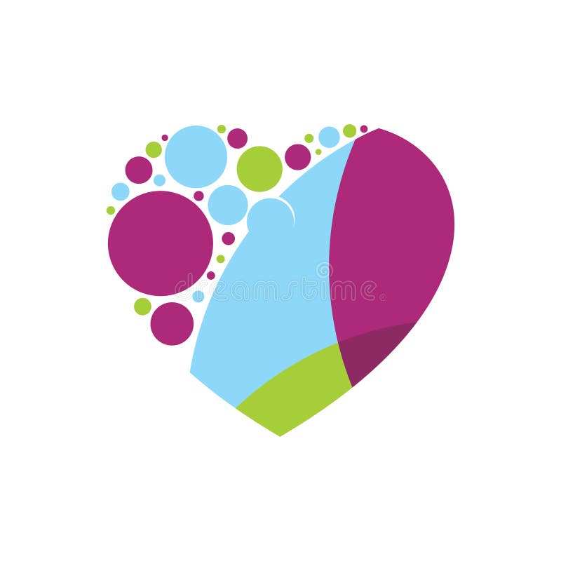 Colourful love icons stock vector. Illustration of lips - 2199070