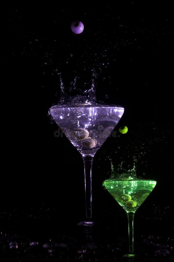 Colour Martini stock image. Image of spilling, black, splash - 1159665