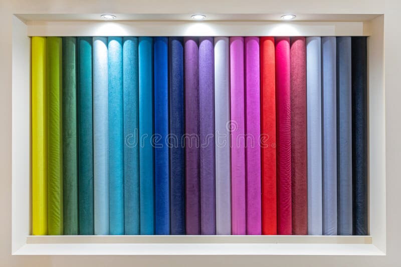 Colour Material Rolls stock image. Image of variety - 198152959