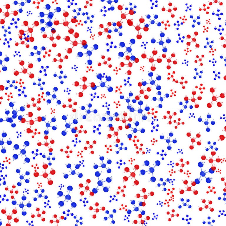 Colour molecules and atoms stock illustration. Illustration of ...