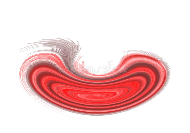 Colour Brush Strokes Graphic Design Effect Texture Stock Illustration ...