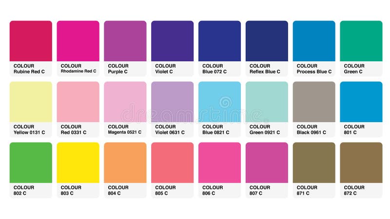 Colour Palette Catalog Samples Pink In Rgb Hex Neomorphism Vector