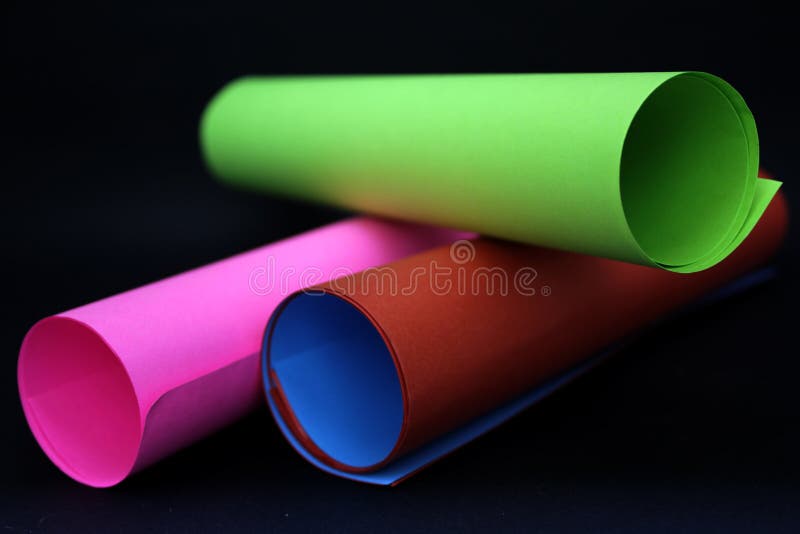 Colour paper stock photo. Image of green, coloured, colors - 105146048