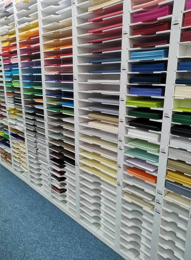 Colour papers tray stock image. Image of color, stationary - 188698999