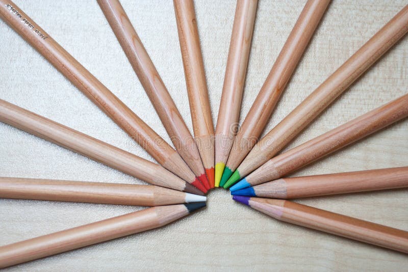Colour pencil stock photo. Image of paint, objects, closeup - 22264706