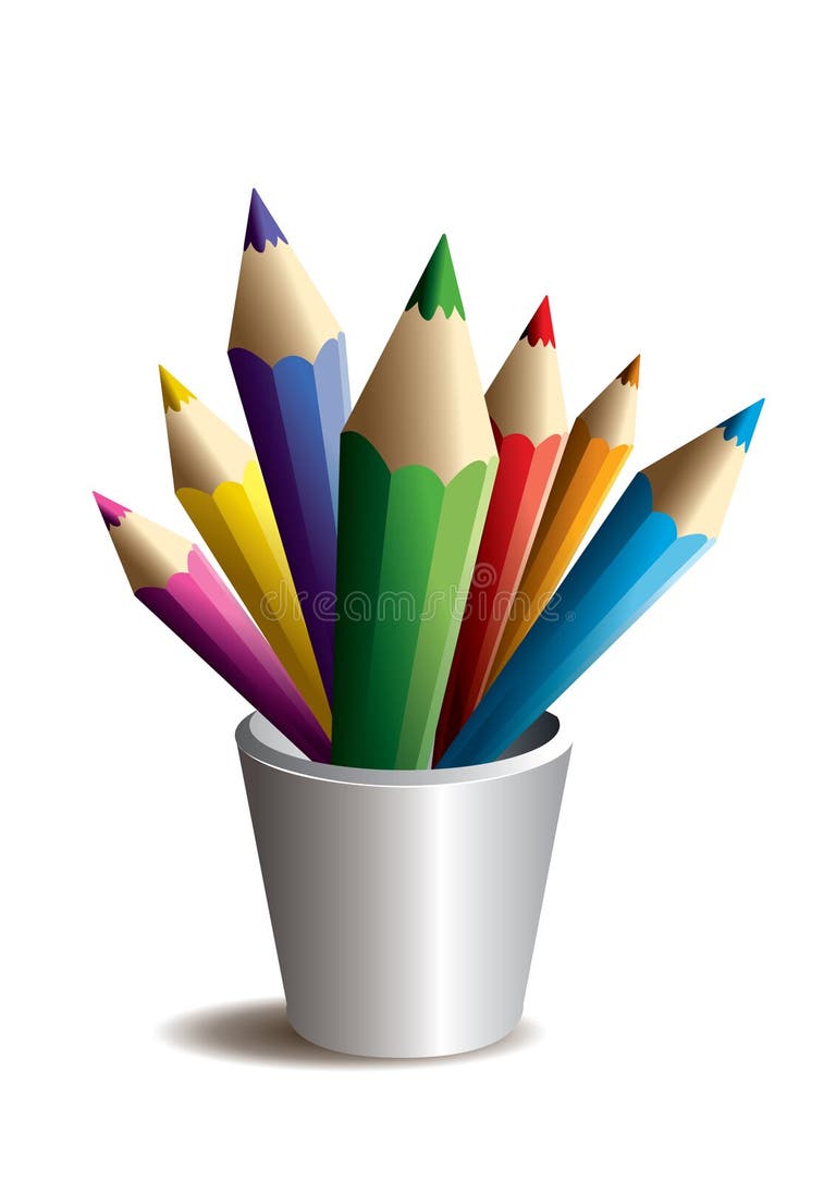 Colouring Pencils Stock Illustrations – 538 Colouring Pencils Stock ...