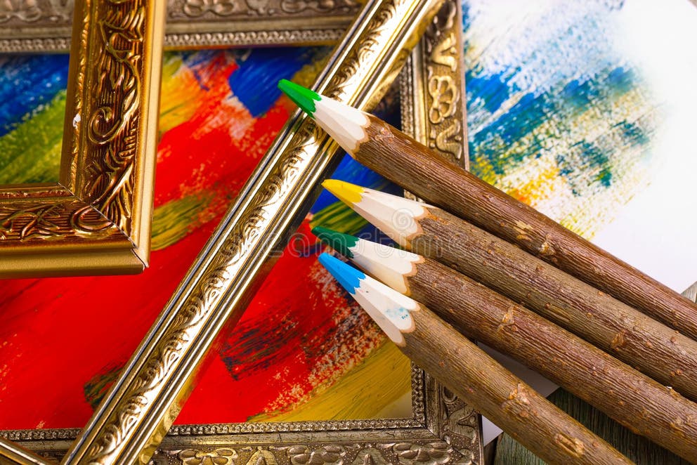 Colour pencils stock photo. Image of concept, colour - 62722966