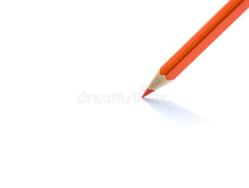 Colour Pencils on White Background Stock Image - Image of colored ...