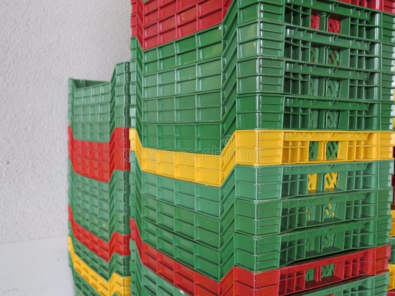 Colour plastic boxes stock photo. Image of color, plastic - 30633456
