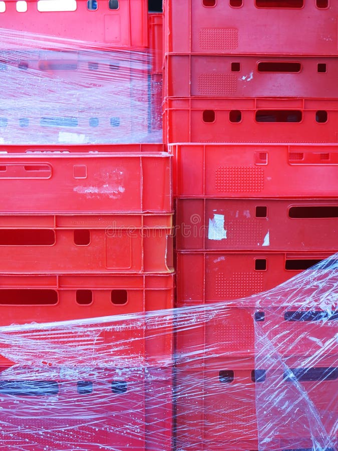 Colour plastic boxes stock image. Image of casket, manycolored - 30753799