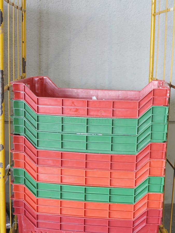 Colour plastic boxes stock photo. Image of bright, casket - 45088382