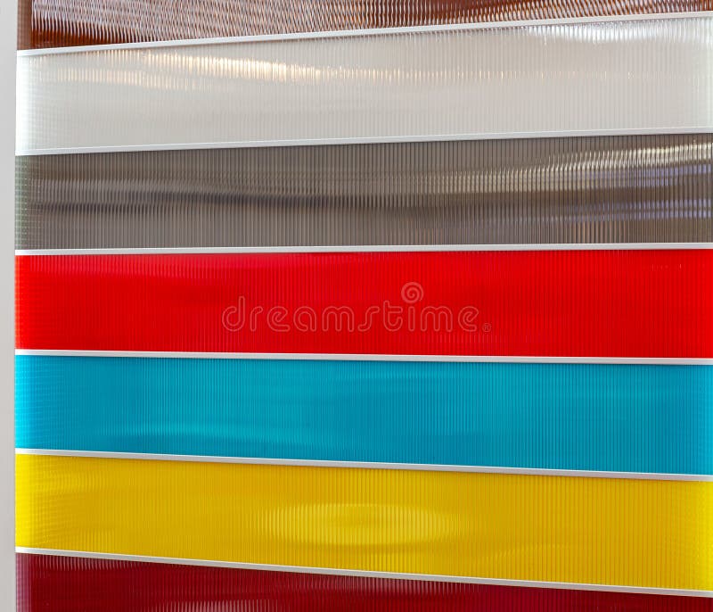 Colour Polycarbonate stock image. Image of polymers - 207454687