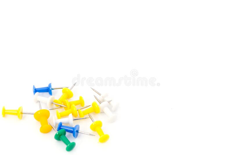 Colour push-pin stock image. Image of studio, abundance - 40809427