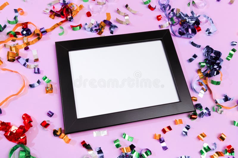 Colour Sparkles on Violet Holiday Background and Farame for Your Text ...