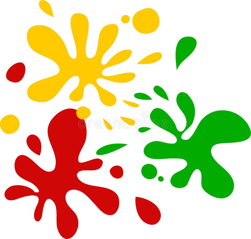 Red paint splodge stock illustration. Illustration of stain - 2767534