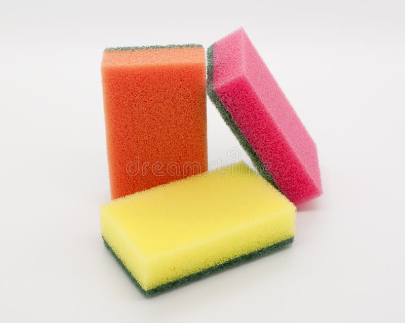 Colour sponges stock image. Image of background, preening - 30083691