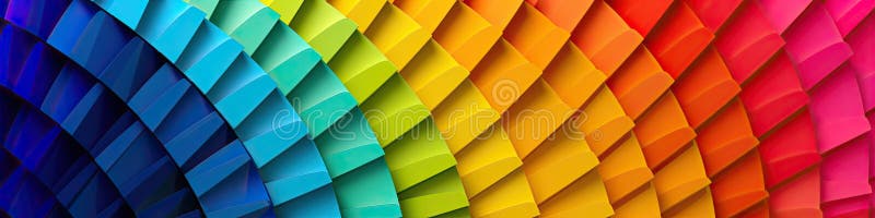 Colour Swatches Book. Rainbow Sample Colors Catalogue. Stock ...