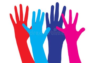 Colour Hands Stock Illustrations – 2,974 Colour Hands Stock ...