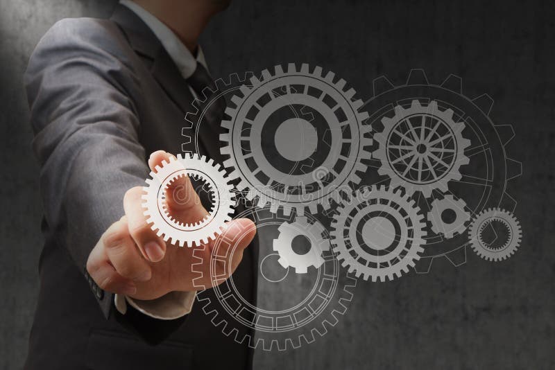 Colour Wheels As Symbols of Engineering Stock Illustration ...