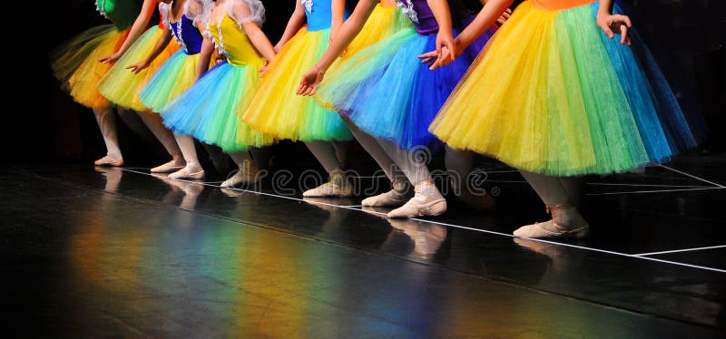 Coloured ballerinas stock image. Image of feet, muscles - 55709761