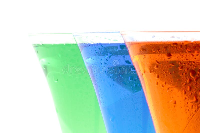 Coloured beverages stock image. Image of fresh, alcohol - 2592651