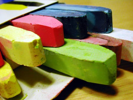 Coloured chalks stock photo. Image of chalk, study, school - 30068