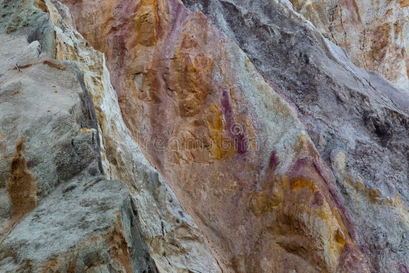 Coloured Cliffs at Alum Bay Stock Photo - Image of england, landscape ...