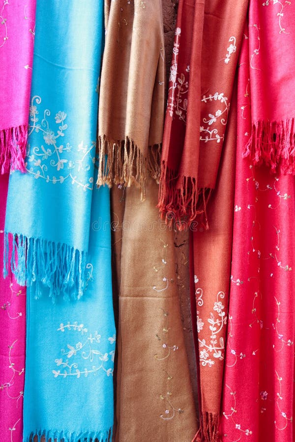 Coloured Cloth and Silk stock image. Image of traditional - 4606473