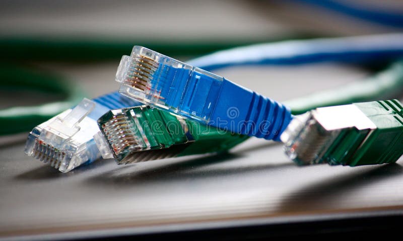 Coloured Data Cables stock image. Image of network, coloured - 108718689