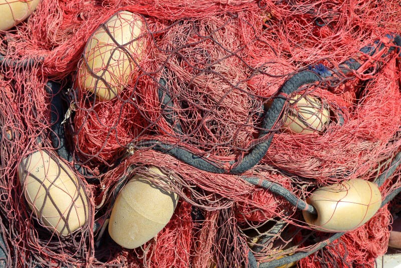 Coloured fish net stock photo. Image of marine, blue - 99891450