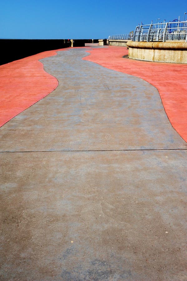 Coloured Footpath stock image. Image of brown, curved - 25107253