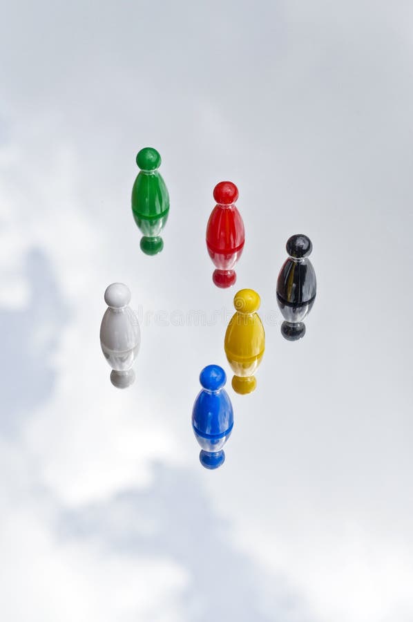 Counters and Colored Balls for Children - Education Stock Image - Image ...