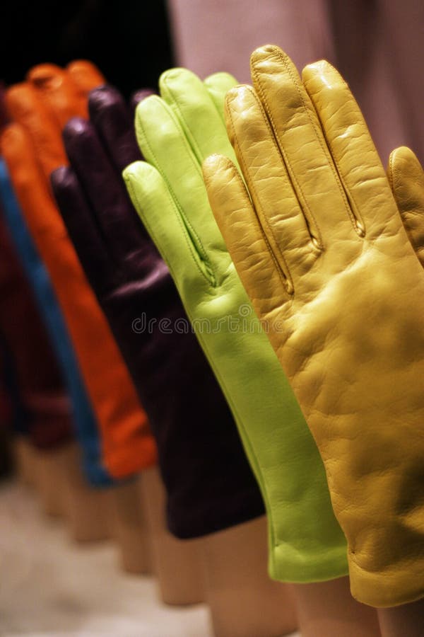 Coloured-gloves stock image. Image of body, mannequins - 501253