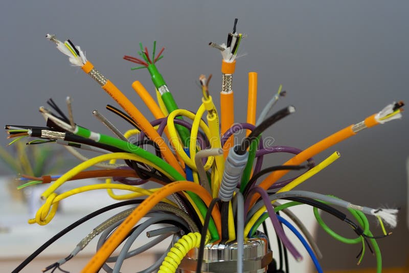 Utility cables and pipes stock photo. Image of indoor - 4855382