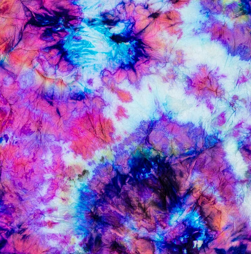 Coloured Ink Blotch Patterns. Stock Illustration - Illustration of ...